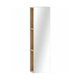 Tchibo - Spiegelregal &raquo;Piazza&laquo; - 30x19,6x110,6cm - braun -