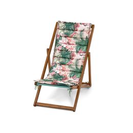 Tchibo - Klappliegestuhl - 60x103x81,5cm - mehrfarbig - Eukalyptus-Massivholz / Polyester / Polyurethan