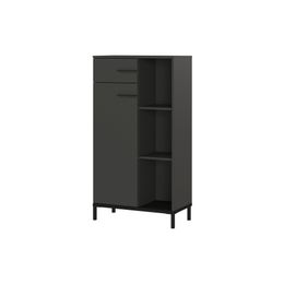 Tchibo - Aktenschrank &raquo;Rovigo&laquo; - 64x34x120cm - schwarz - Holz / Metall