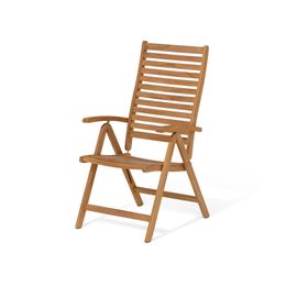 Tchibo - Teak-Hochlehner mit verstellbarer R&uuml;ckenlehne - 56x71x76cm - naturfarben - Holz