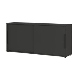 Tchibo - Schiebet&uuml;renschrank &raquo;Kopenhagen&laquo; - 160x40x74cm - grau - Holz