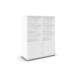 Rauch Kommode &raquo;Joel&laquo; - 93x42x119cm - wei&szlig; - Holz / Holz