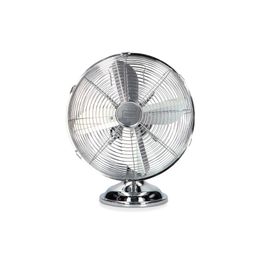 TREBS Retro-Tisch-Ventilator - silber