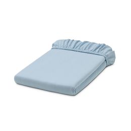 Tchibo - Jersey-Spannbettlaken - blau