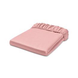 Tencel -Baumwoll-Spannbettlaken - ros&eacute;
