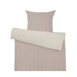 Tchibo - Flanell-Bettw&auml;sche - taupe