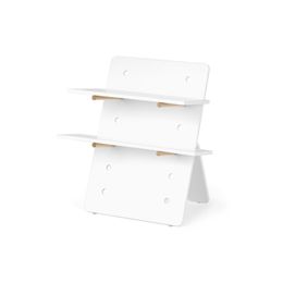 Tchibo - Schreibtischaufsatz - 44x47,5x61cm - braun - Holz / Eschen-Massivholz