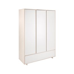 Tchibo - Schardt Schrank &raquo;Capri White&laquo; - 135x55x190cm - wei&szlig; - Holz / Holz