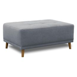 Domo Hocker &raquo;Helsingborg&laquo; - 104x73x44cm - blau - Polyester / Holz / Vlies