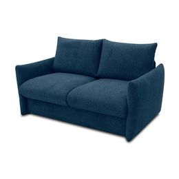 Domo Schlafsofa 2-Sitzer &raquo;Helsinki&laquo; - 165x195x95cm - blau -