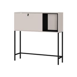 Tchibo - Sekret&auml;r - 110x30x114cm - schwarz - Holz / Metall / Acryl