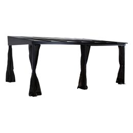 Tchibo - Aluminium-Terrassen&uuml;berdachung &raquo;St. Barthelemy&laquo; - 483,5x362,5x240cm - anthrazit - Aluminium / Edelstahl / Polyamid
