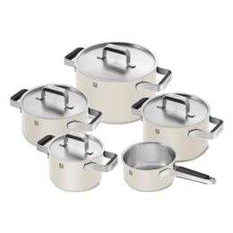 Zwilling Pure Edelstahl-Kochgeschirr-Set - silber