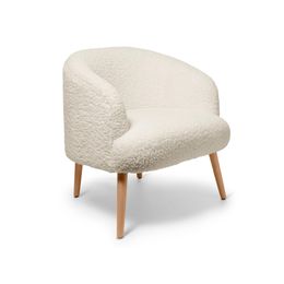 Tchibo - Teddy-Sessel - 74x69x76cm - braun - Polyester / Holz / Buchenholz