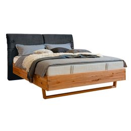 Tchibo - Massivholzbett &raquo;Norina&laquo; - 202x229x119cm - braun - Eichenholz / Polyester / Viskose