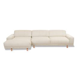 Tchibo - Ecksofa &raquo;Penelope&laquo; - 283x133x68cm - braun - Polyester / Buchenholz / Holz