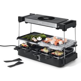 TREBS Raclette &raquo;15100&laquo; mit Dunstabzug und Steinplatte - schwarz