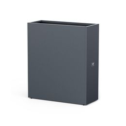 Herstera Garden Pflanzkasten &raquo;Divider&laquo; - 100x40x115cm - anthrazit - Stahl