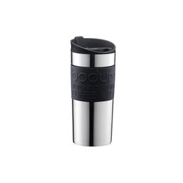 Doppelwandiger Bodum Edelstahl-Kaffeebecher - silber