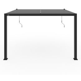 Sojag Lamellen-Terrassen-&Uuml;berdachung - 1x13x268cm - schwarz - Aluminium / Stahl