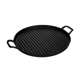 Tchibo - Gusseisen-Grillplatte - schwarz
