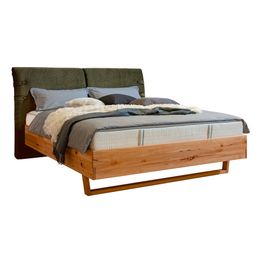 Tchibo - Massivholzbett &raquo;Norina&laquo; - 202x229x119cm - braun - Eichenholz / Polyester / Viskose