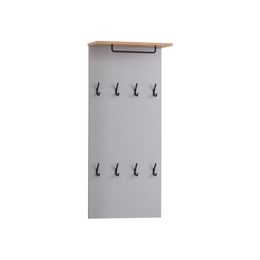 Tchibo - Hakenpaneel &raquo;Jelda&laquo; - 50x20x110,5cm - schwarz - Holz / Metall