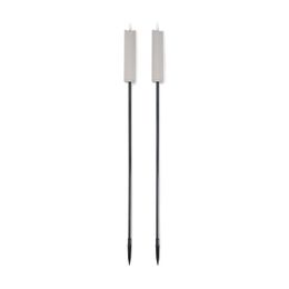 Tchibo - 2 LED-Gartenfackeln - grau