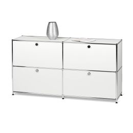 Tchibo - Sideboard &raquo;Cn3&laquo; mit vier Klappen - 152x40x82,5cm - chrom - Stahl / Aluminium / Kunststoff