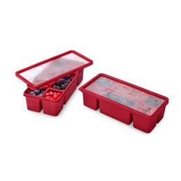 Tchibo - 2 Portioniertrays - bordeaux