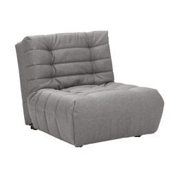 Max Winzer -Schlafsessel &raquo;Oskar 80&laquo; - 90x100x85cm - hellgrau - Polyester / Metall / Kunststoff