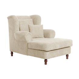 Tchibo - Big-Sessel &raquo;Madeleine&laquo; - 103x149x103cm - nussbaum - Polyester / Holz / Buchenholz