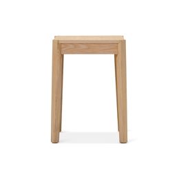 Tchibo - Hocker aus Eschenholz - 36x36x50cm - braun -