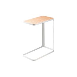 Tchibo - Yamazaki Beistelltisch &raquo;Frame&laquo; - 24x45x52cm - wei&szlig; - Stahl / Holz