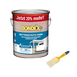 BONDEX Wetterschutz-Farbe - wei&szlig;