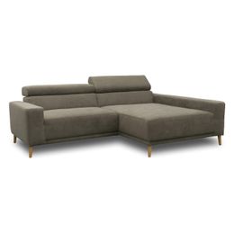 Domo Sofa &raquo;Malm&ouml;&laquo; - 248x172x72cm - grau -