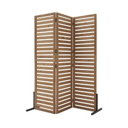 Tchibo - Flexibler Paravent - 156x40,5x180cm - schwarz - Holz / Stahl / Polypropylen