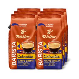 Tchibo - Barista Origins Colombia - 6 x 1 kg Ganze Bohne - Intensit&auml;t: 4/6