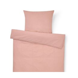 Tchibo - Leichte Musselin-Bettw&auml;sche - rosa