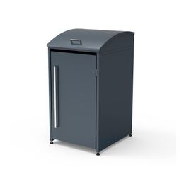 Tchibo - M&uuml;lltonnenbox - 72x83x135cm - anthrazit - Stahl