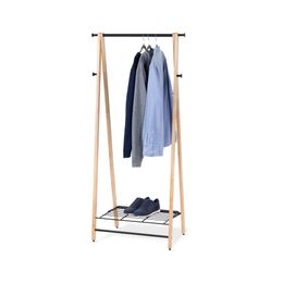Tchibo - Klappbarer Massivholz-Kleiderst&auml;nder - 73,5x44,5x159cm - schwarz -