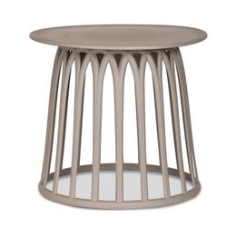 Tchibo - Woood Beistelltisch - 50x50x45cm - taupe -