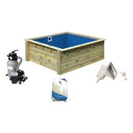 Karibu Minipool-Set inkl. Zubeh&ouml;r - naturfarben