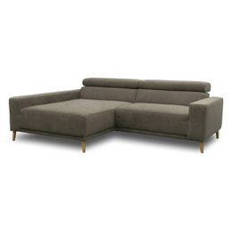 Domo Sofa &raquo;Malm&ouml;&laquo; - 248x172x72cm - grau -
