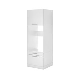 respekta Waschmaschinenschrank - 64,2x64,2x90cm - wei&szlig; - Holz / Metall