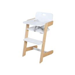 Roba Babyhochstuhl - 45x50x86cm - wei&szlig; - Holz / Holz