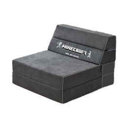 Roba Minecraft Gaming Sofa - 119x80x80cm - grau - Polyester / Schaumstoff