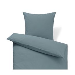 Tchibo - Perkal-Bettw&auml;sche - blau