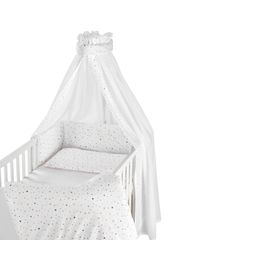 Tchibo - Schardt Bett-Set &raquo;Little Stars Gold&laquo; - schwarz