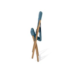 Tchibo - Zusammenklappbarer Gartensessel - 64x98,5x79cm - blau -